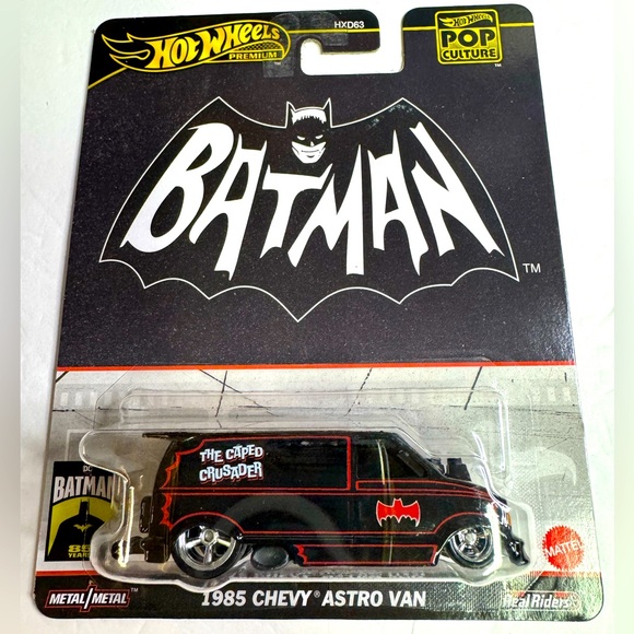 Mattel | Other | Hot Wheels Premium Pop Culture Batman 985 Chevy Astro ...